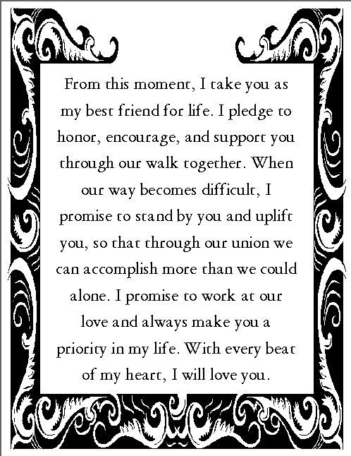 Romantic Wedding Vows Examples For Her And For Him WeddingInclude 
